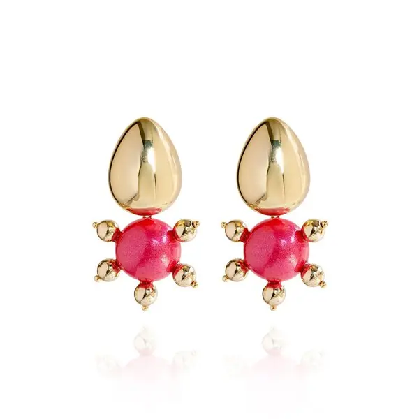 SAULE LABEL Tulia Earrings - Gold/yellow