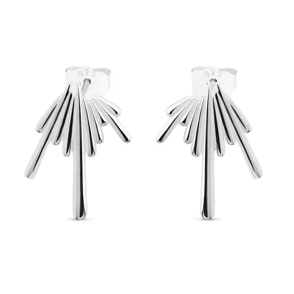 LUCY QUARTERMAINE Solid Sterling Shard Stud Earrings - Silver