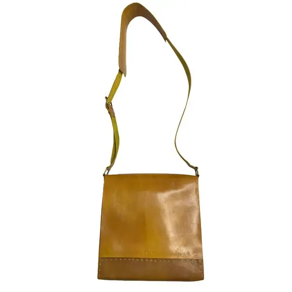ZASTASTUDIO Leather Messenger Bag With Shoulder Strap