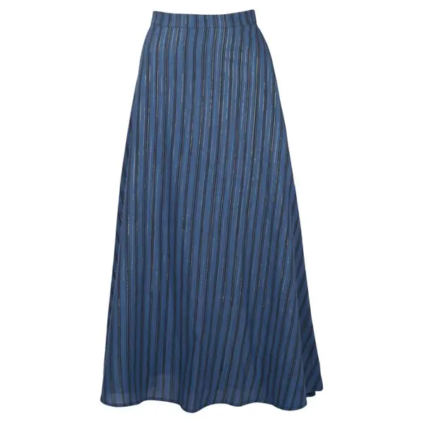 EM & SHI Athena Lurex Stripe Skirt