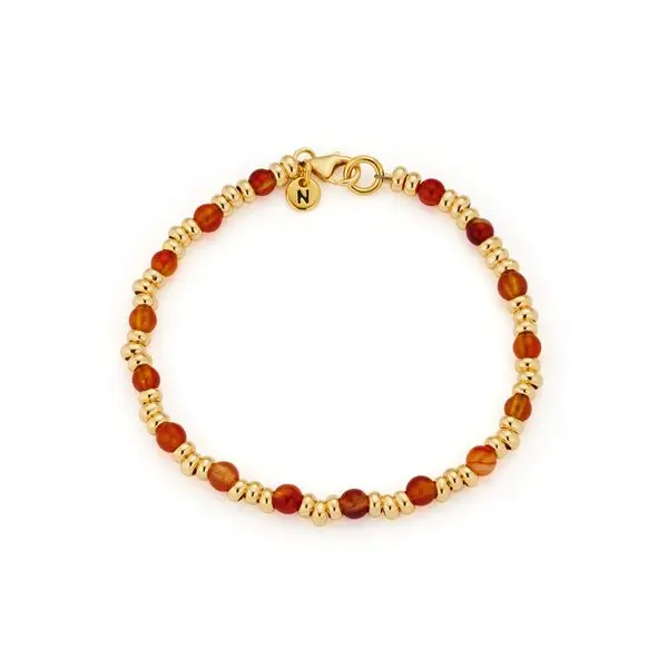 NELLOU JEWELLERY Gemstone Bracelet - Gold/yellow
