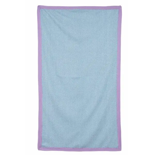 PEPPER VALLY Cotton Beachtowel Illusion Aegean - Blue