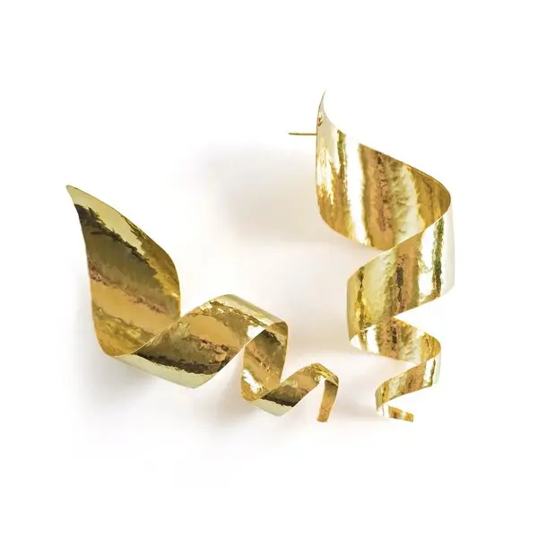 EVA REMENYI Twisted Earrings - Gold