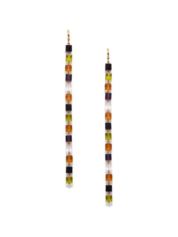 JAREDJAMIN Auburn Building Block Dangle Earrings - Black