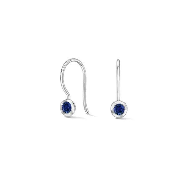 DOWER & HALL Twinkle Drop Earrings - Silver