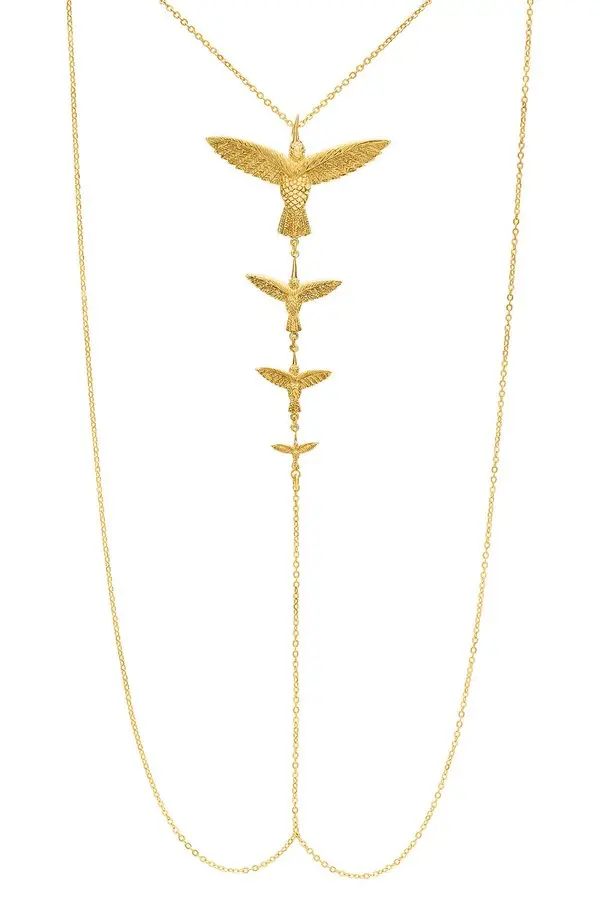SOPHIE SIMONE DESIGNS Hummingbird Body Chain - Gold
