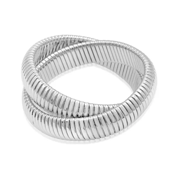 SHYMI Chunky Snake Bracelet - Silver