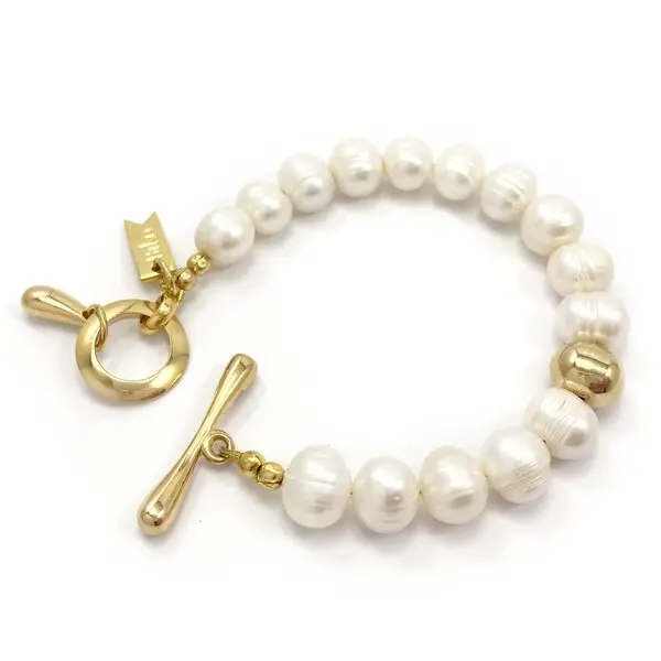 BIKO Paloma Pearl Bracelet - Gold