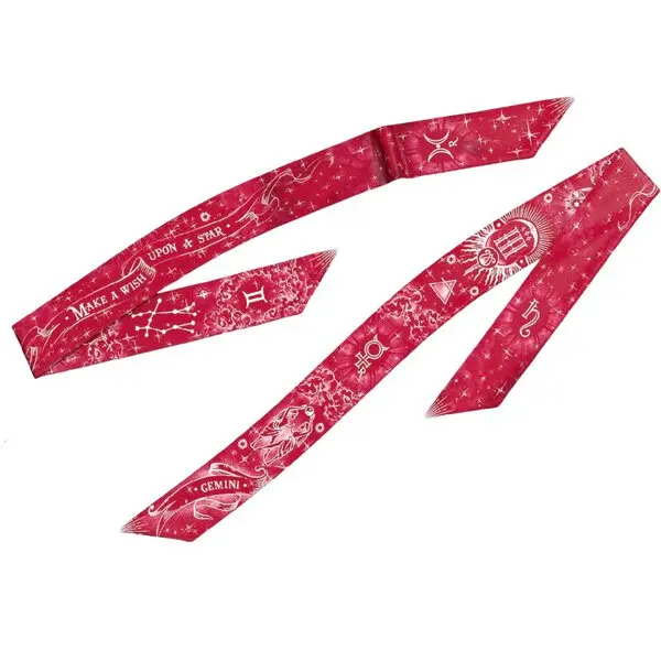 SILK&SOUL Gemini Zodiac Twilly - Red
