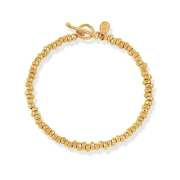 DOWER & HALL Nugget Bracelet In Vermeil - Gold