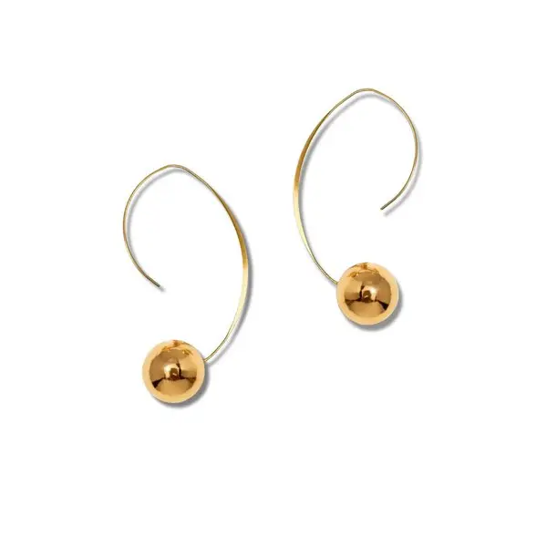 JAREDJAMIN Cherry Hook Earrings - Gold
