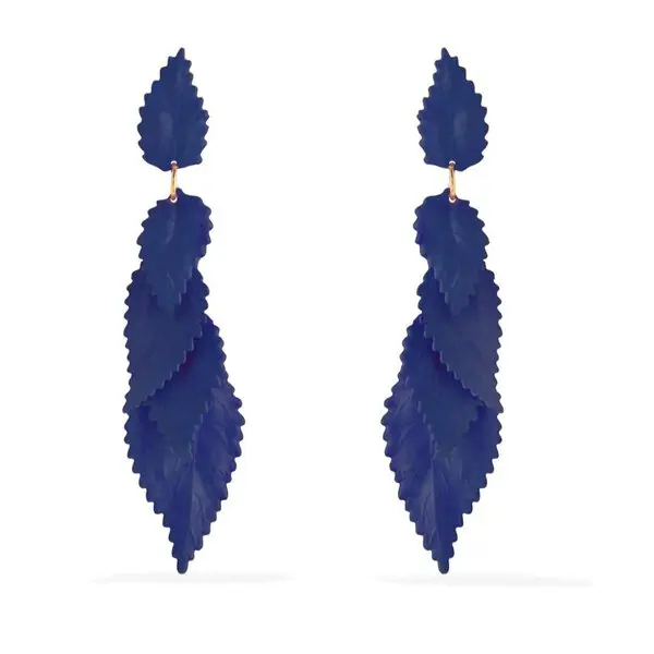 Pat’s Jewelry Branch Earrings - Blue