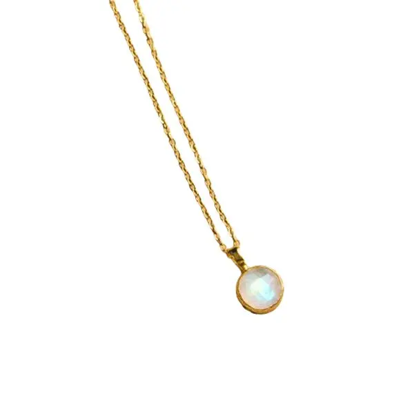 ROZ Myra Quartz Necklace - White