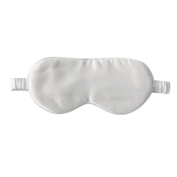 SOFT STROKES SILK Pure Mulberry Silk Aviator Style Eye Mask Set Of Two - Grey