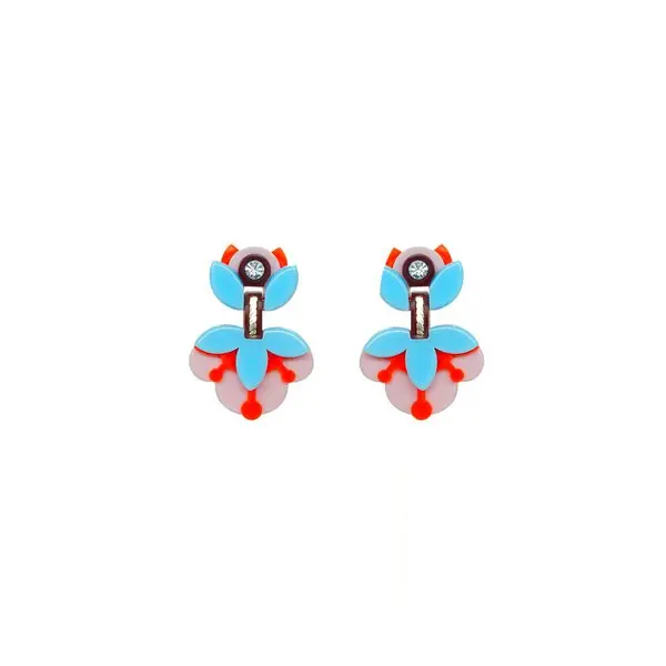 GISSA BICALHO Petunia Pendant Earrings - Pink