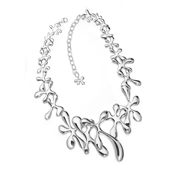 LUCY QUARTERMAINE Sterling Splash Necklace - Silver