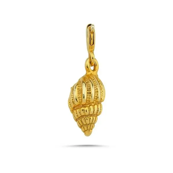 LINYA JEWELLERY Sea Shell Charm - Gold