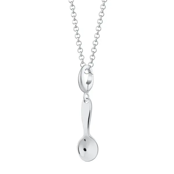 LILY CHARMED Sterling Spoon Charm Pendant Necklace - Silver