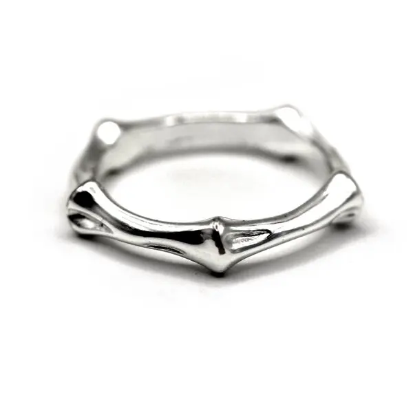 VICSTONENYC FINE JEWELRY 14k Gold Bone Texture Ring - White