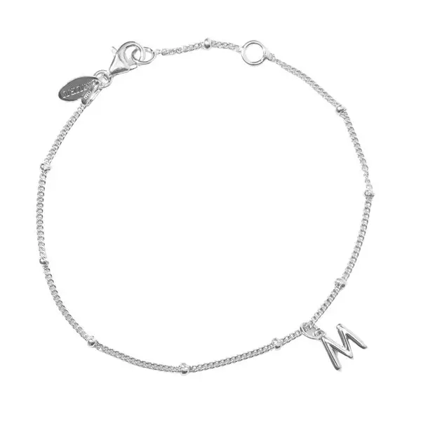 MURU Little Love Letter Bracelet - Silver