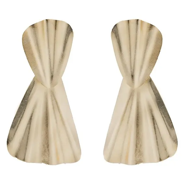 MARCIA MORAN Cuba Plated Earrings - Gold