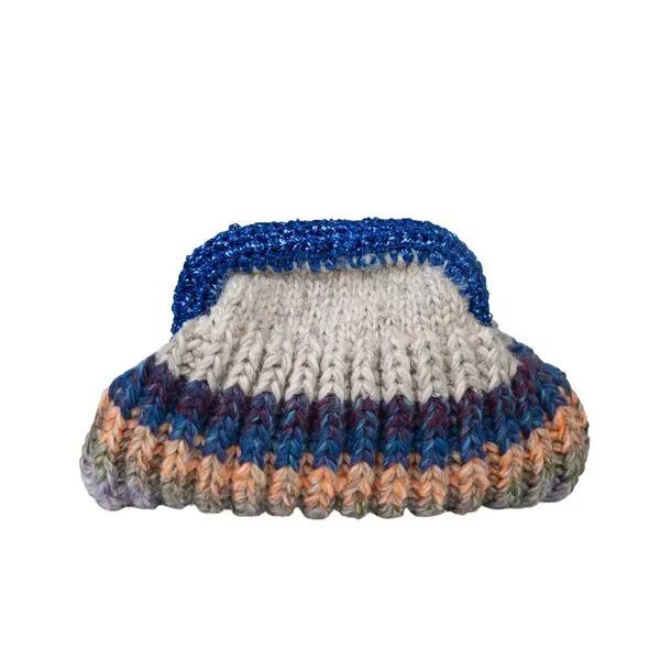 SIBYLLA DELPHICA Olivia Crochet Clutch - Blue