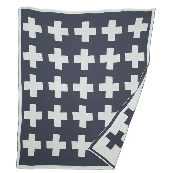In2green Reversible Sustainable Knit Geometric - Grey