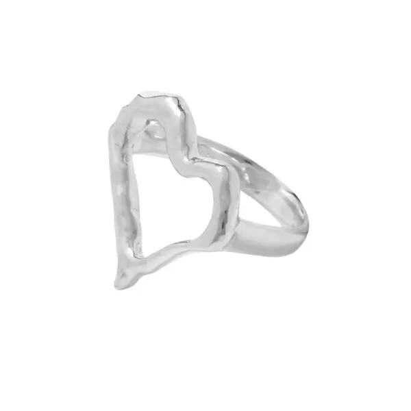 TAMI&TAMI Heart Shine Ring - Silver