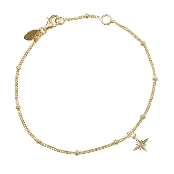 MURU Guiding Star Charm Bracelet - Gold