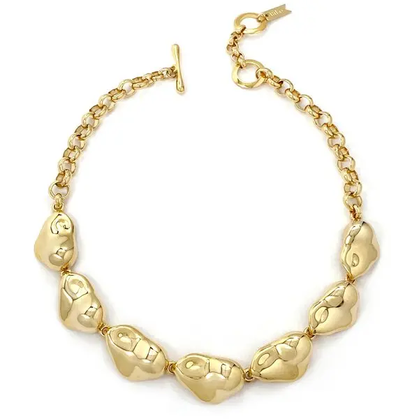 BIKO Molten Collar Necklace - Gold