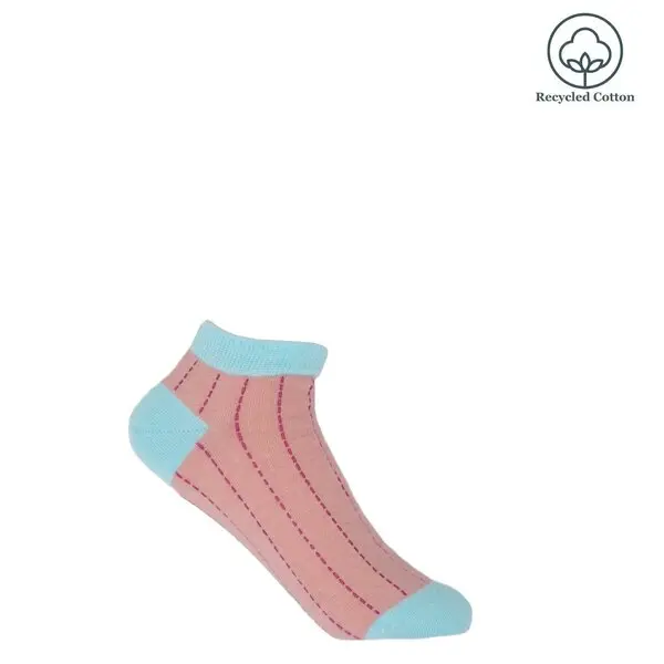 PEPER HAROW - MADE IN ENGLAND Dash Trainer Socks - Pink