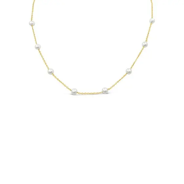 LUTIRO Freshwater Pearl Orbit Necklace