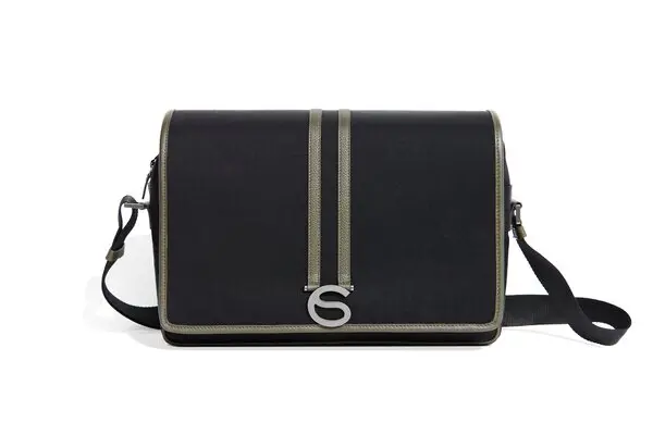 CHAU SÁENZ Roni Messenger Bag - Green/black