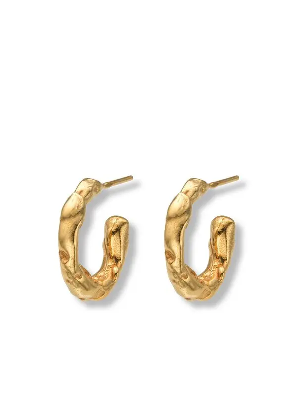 EVA REMENYI Talisman Small Hoop Earrings - Gold