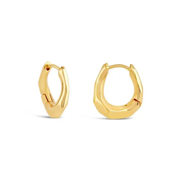 DINNY HALL Thalassa Huggie Hoop Earrings - Gold