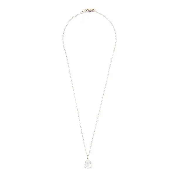 ROSASPINA FIRENZE Patina Drop Necklace - White