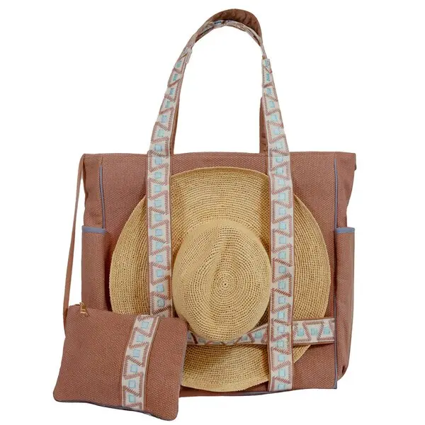SIDNEY BYRON Suncatcher Daytripper Tote & Remi Pouch