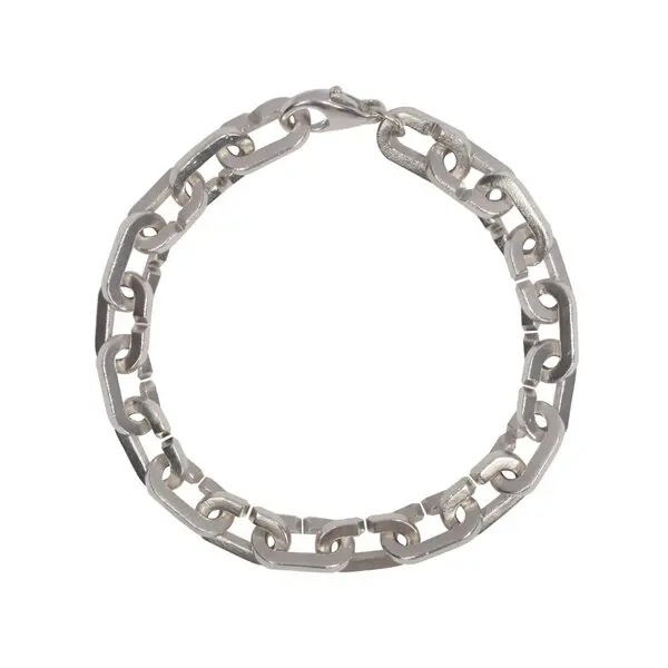 DIME TRIBE Route 66 Chain Bracelet - Silver