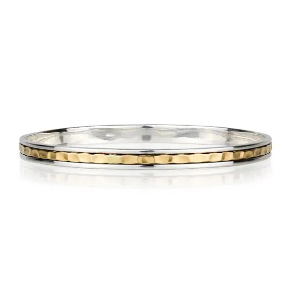 CHARLOTTE'S WEB JEWELLERY Karma Fortune Spinning Bangle - Silver