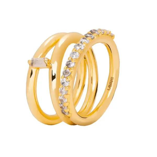 LAVANI JEWELS Idol Ring - White/gold
