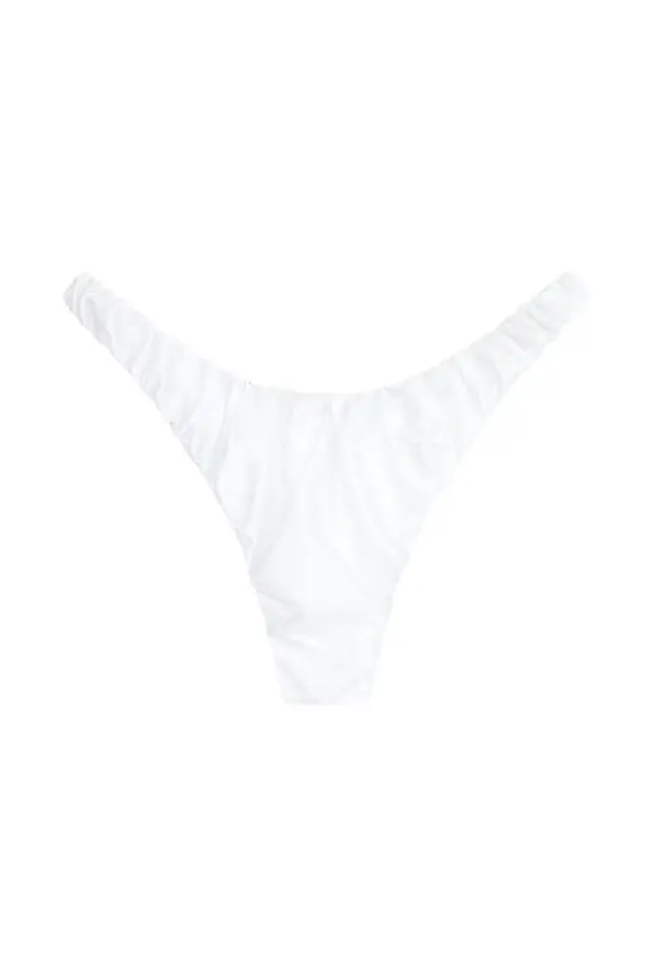 GOD SAVE QUEENS Allure Bikini Bottom - White