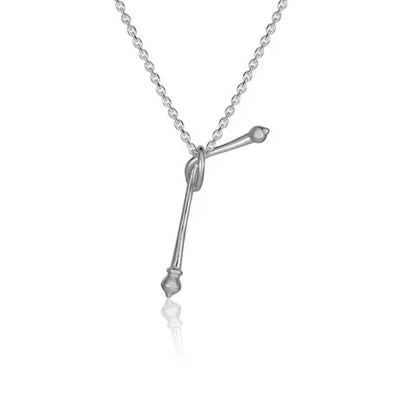 CARTOGRAPHY Party Trick Cherry Stem Necklace - Gold