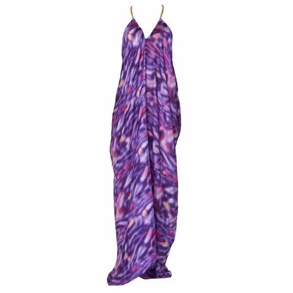 ROOM 24 Raja Printed Dress With Gold Chain Straps