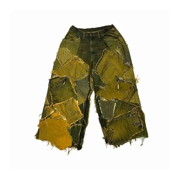 ZASTASTUDIO Shred Couture Deconstructed Denim Jeans