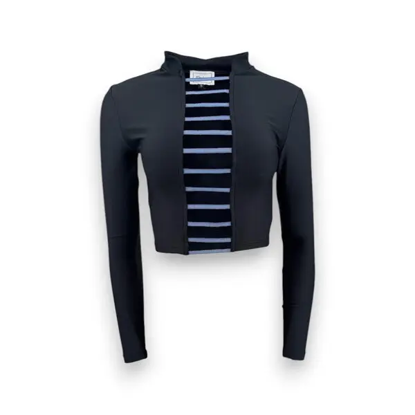 MONZLAPUR NEW YORK Cropped Top With Straps