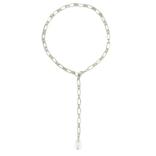 TAMI&TAMI Matias Mirror Link Necklace - Silver