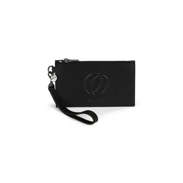 OFFERO COLLECTION Leather Theft Deterrent Wallet With Wristlet Strap