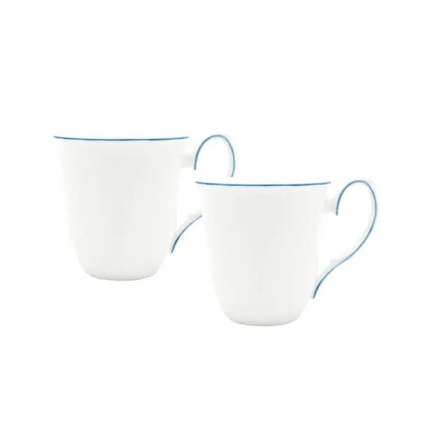 Twig New York Amelie Royal Set Of Two Mugs - Blue
