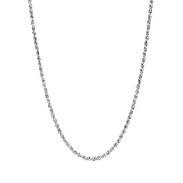 AUREE JEWELLERY Alhambra Sterling Rope Chain - Silver