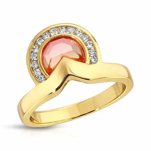 GLAMROCKS JEWELRY Daybreak Gem Ring - Yellow